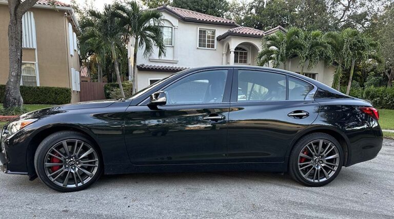 Elegant 2023 Infiniti Q50 Red Sport 400 Awd Sedan Specs Images